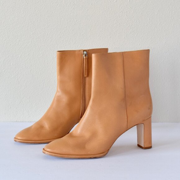 Reformation | Shoes | Reformation Gillian Ankle Boots Light Brown ...